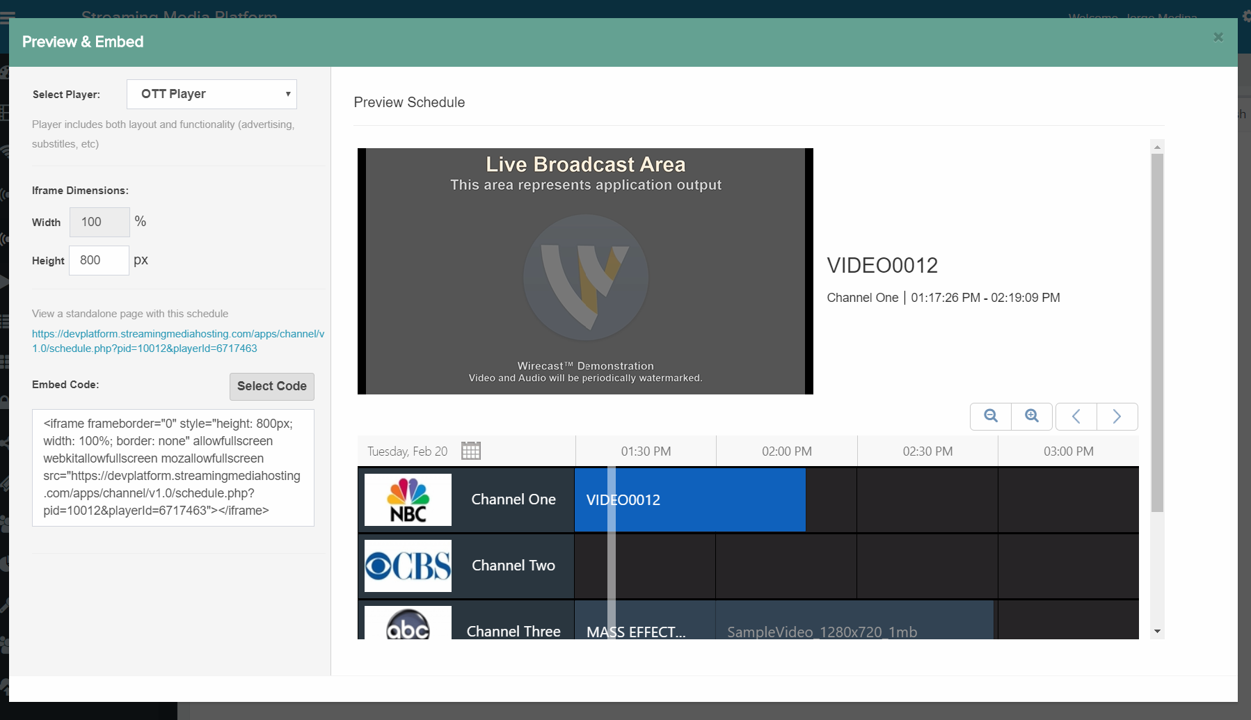 Over the Top - Streaming Media Hosting
